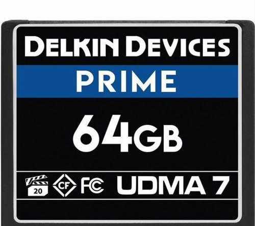 Карта памяти Delkin Devices Prime CF 64GB udma7 1