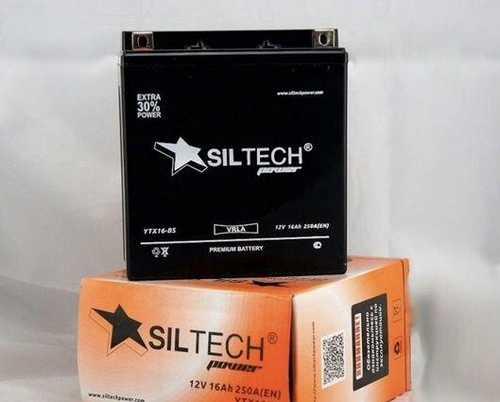 Аккумулятор siltech vrla1216 12v16аh п.п. (YTX16-B