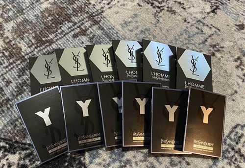 Пробники парфюма Yves Saint Laurent YSL и значки