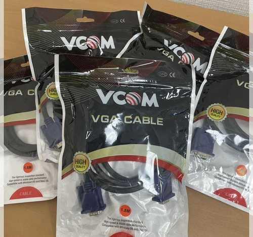 VGA кабели новые vcom 1,8м