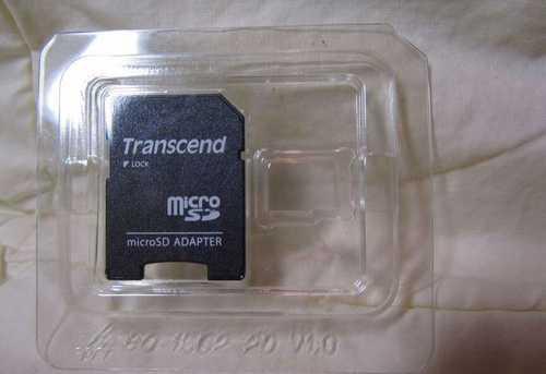 Адаптер микро сд,Transcend,новый