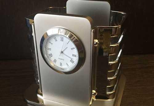 Карандашница часы отличный подарок
