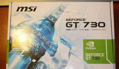 Видеокарта nVidia GeForce GT730 MSI 4Gb (N730-4GD3