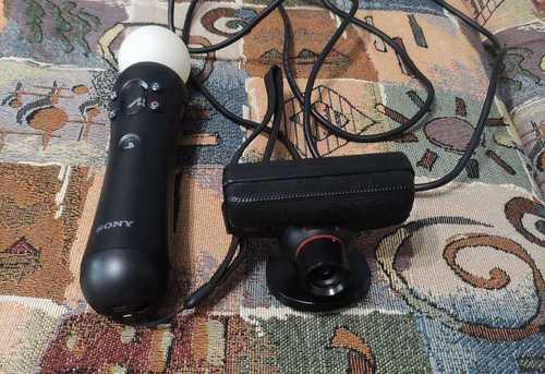 PS Eye и PS Move +(navigation controller)