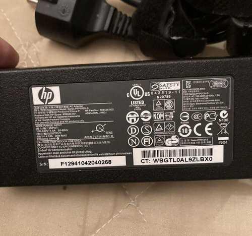 Hp блок питания для ноута 90 w
