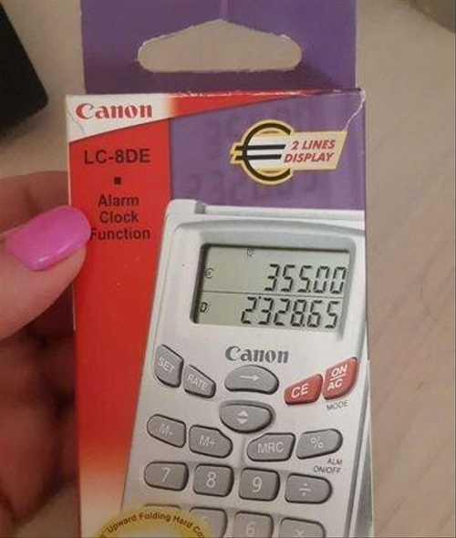 Калькулятор canon