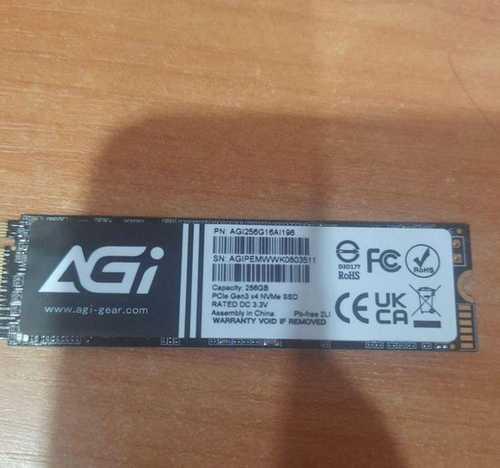 Ssd M2 nvme 256gb