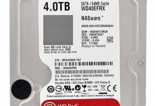 Жесткий диск Western Digital WD40efrx 4Tb sataiii