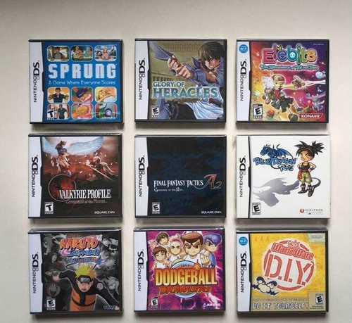 Картриджи Nintendo DS Америка Лицензионные Игры