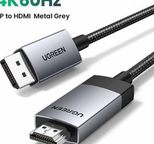 Кабель Ugreen hdmi to displayport 2м