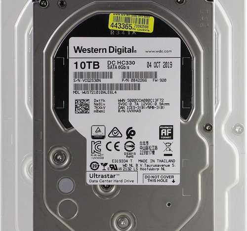 Жесткий диск Western Digital Ultrastar DC hс330 HD