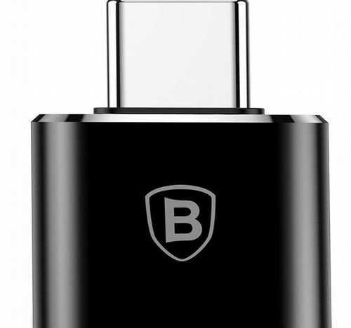 Переходник Baseus USB Female To Type-C Male Adapter Converter Black