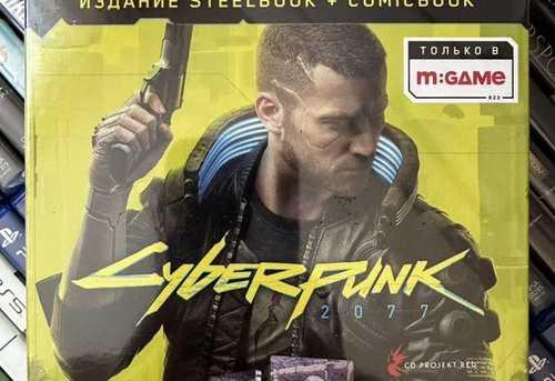 Cyberpunk 2077 steelbook - новый (PS4)