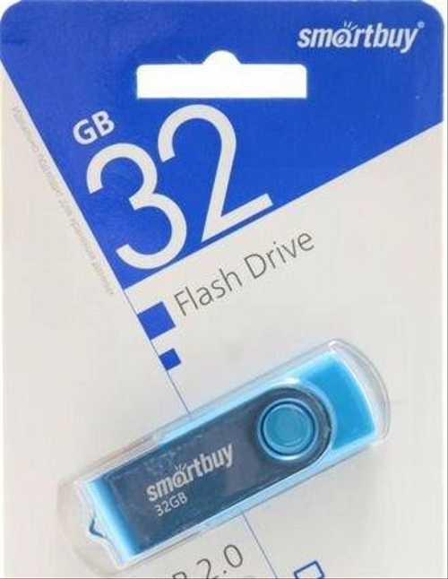 USB флешка 32GB Smartbuy Twist Blue
