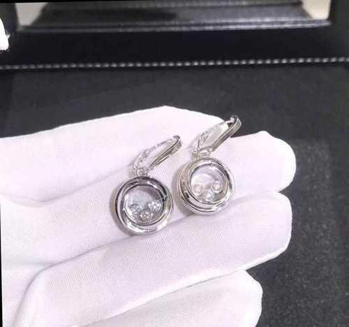 Серьги Chopard Happy Diamands 0,3 ct