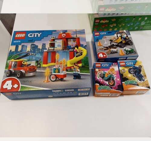 Новый набор lego city 60375 Пожарная станция