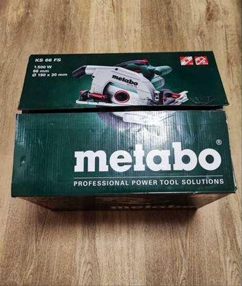 Циркулярная пила Metabo ks66 fs + пильный диск