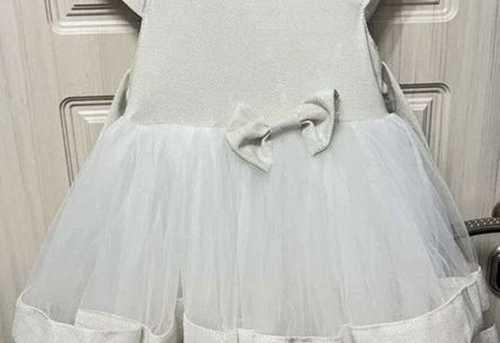 Белое платье для девочки 110