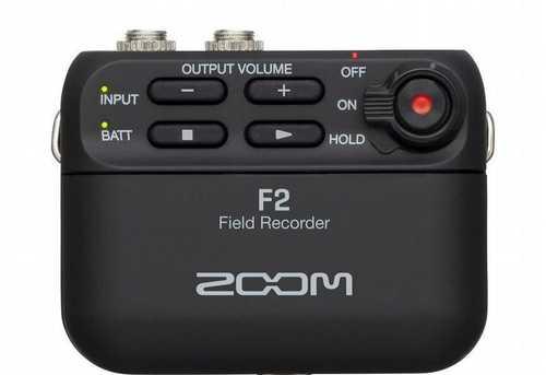 Zoom F2/B, полевой стереорекордер, чёрный цвет