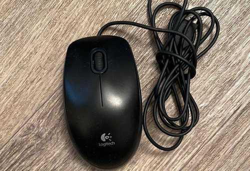 Мышь проводная Logitech B110