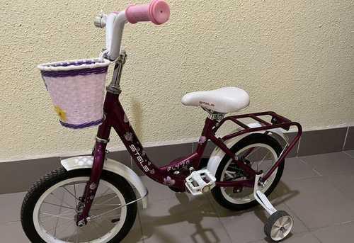 Детский велосипед Stels розовый, 3-6 лет