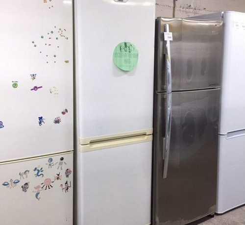 Двухкомпрессорный холодильник бу высокий. Гарантия