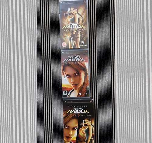 Игрa для psp tomb raider double pack