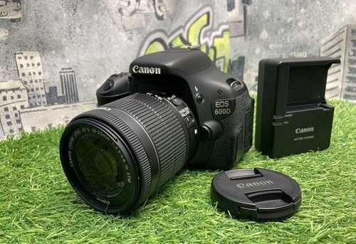 Canon 600D kit 18-55mm IS STM 17.500 кадров