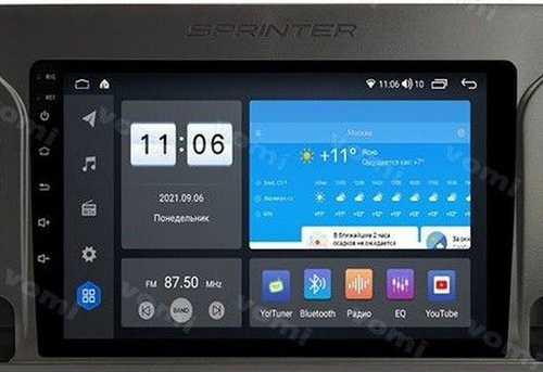 Магнитола Mercedes Sprinter 18+ Android 10 4/64GB