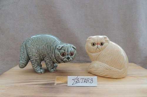 Персидский кот, Скоттиш Фолд Фарфоровые кошки