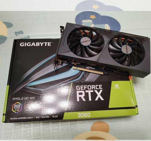 Видеокарта RTX 3060 12 Gb gigabyte eagle OC