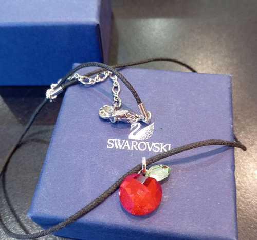 Подвеска   шнурок Swarovski