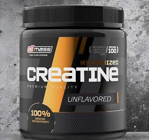 Креатин моногидрат, Allmass Creatine 500гр