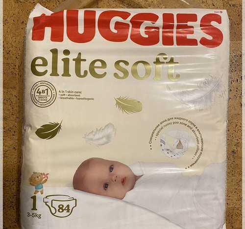 Подгузники huggies elite soft 1