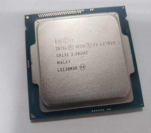 Процессор Xeon 1270 v3 (Core i7-4770)