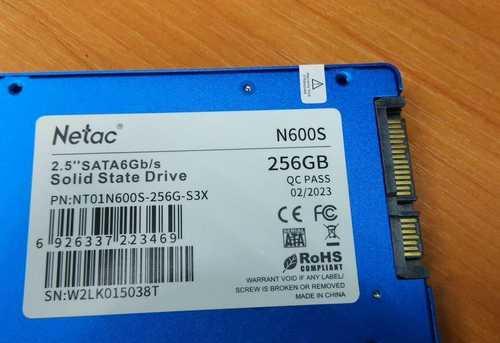 SSD netac 256GB, SATA III, новый