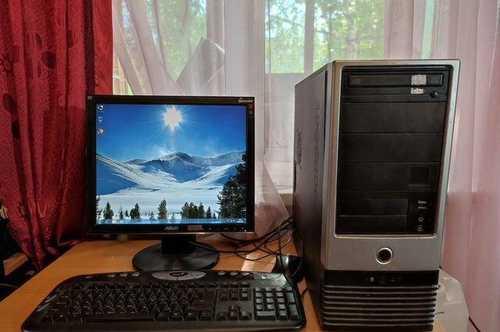 Компьютер 2 ядра/3Гб/512Мб/160Гб