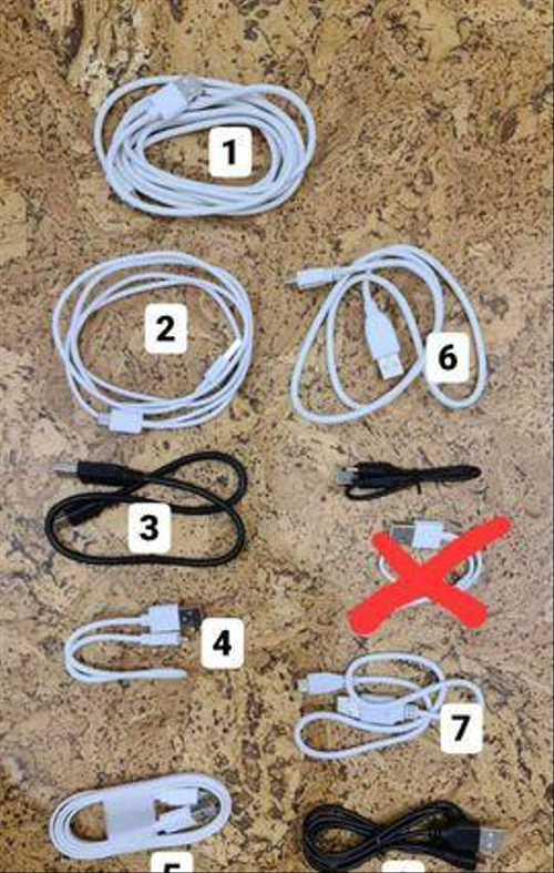 Кабель провод miniUSB microUSB Type-C