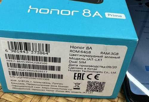 HONOR 8A Prime, 3/64 ГБ