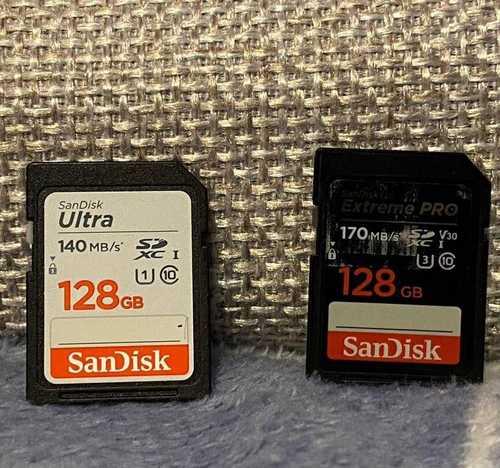 Карта памяти Sandisk Extreme Pro sdxc 170mb 128gb