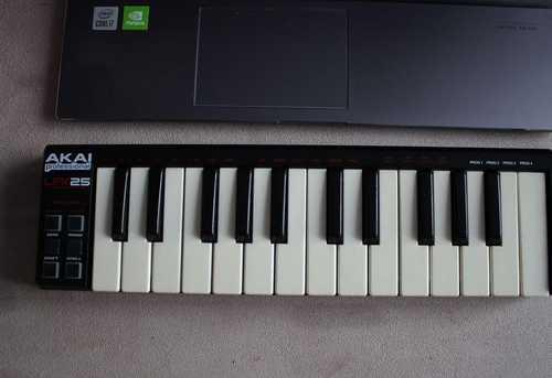 Midi клавиатура akai lpk 25 mk2