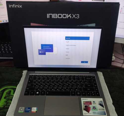 Ноутбук 14" IPS FHD infinix Inbook X3 (XL422) grey