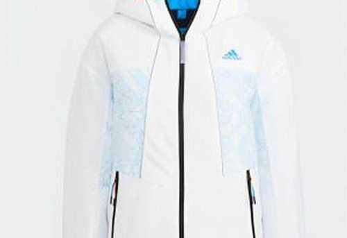 Куртка Adidas Pengyan Sports Equipment, белый/голу