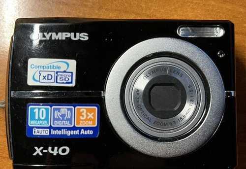 Компактный фотоаппарат olympus x-40
