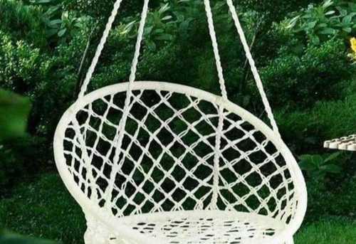 Гамак-кресло подвесное плетёное качели 60х80 см