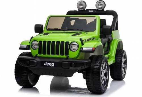 Детский джип Jeep Rubicon DK-JWR555 4wd зеленый