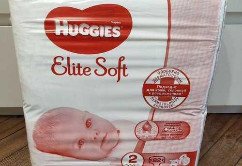 Памперсы подгузники huggies elite soft 2