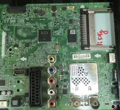 Плата для тв (main board lg 32LB563U EAX65388005)