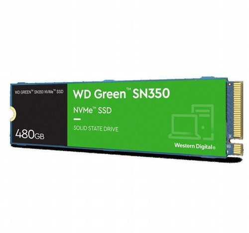 Твердотельный накопитель SSD WD Green SN350 NVMe W