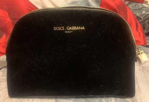 Dolce gabbana Косметичка/клатч бархатная